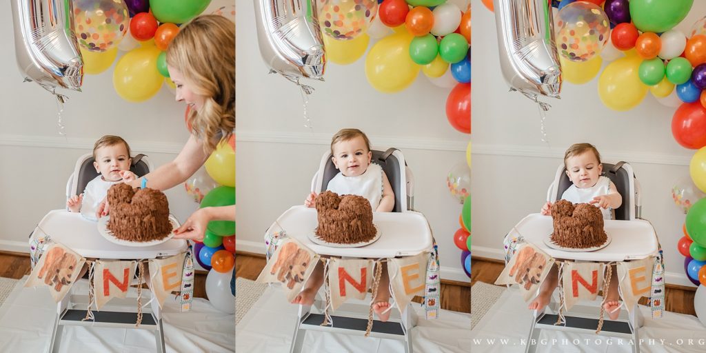 A Very Brown Bear Birthday Party | atlanta baby photographer