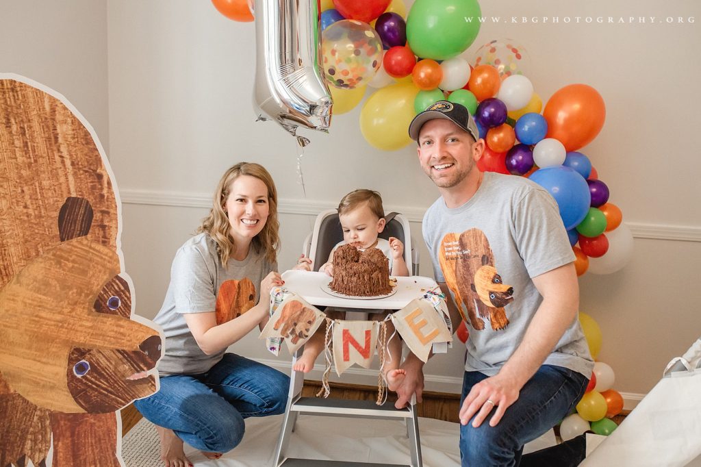A Very Brown Bear Birthday Party | atlanta baby photographer